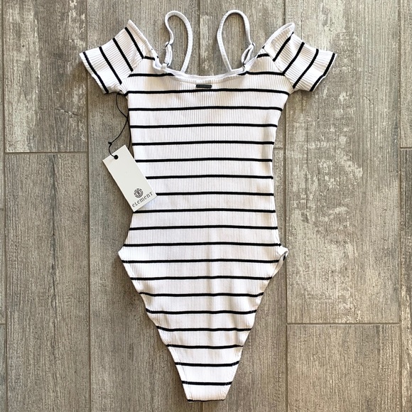 Element | Tops | Element Sweet Stripe Bodysuit | Poshmark